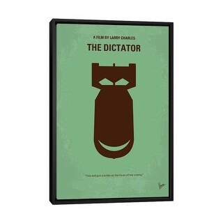 iCanvas "The Dictator Minimal Movie Poster" by Chungkong Framed Canvas Print - Bed Bath & Beyond ...